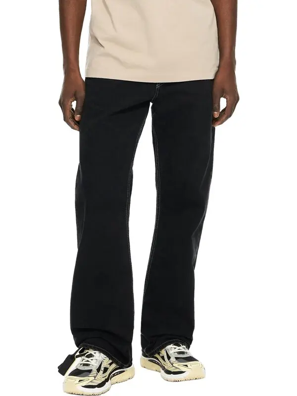 Off-White Half Arrow Slim Relaxed Jeans - Black