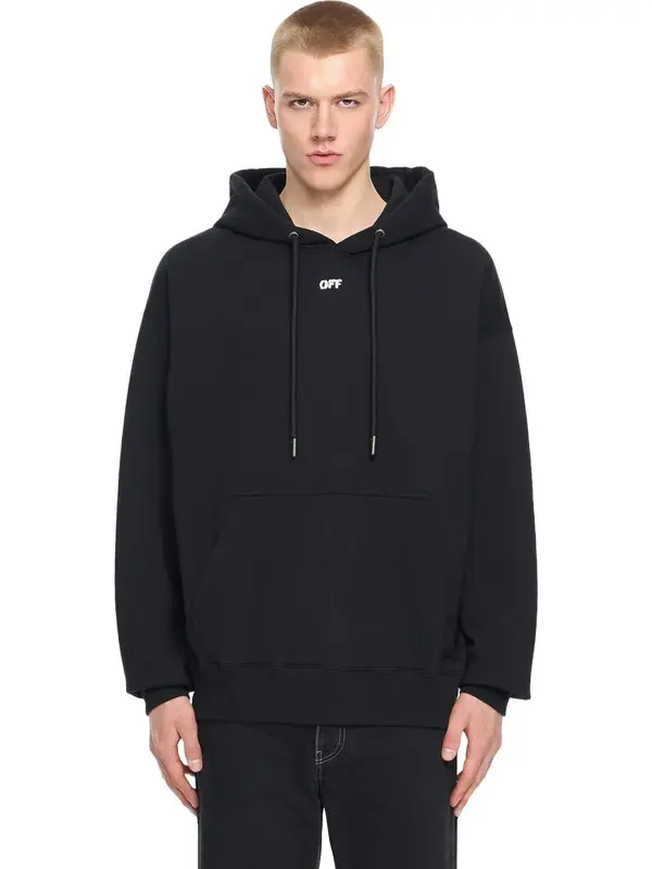 Off-White Paint Arrow Skate Hoodie - Black