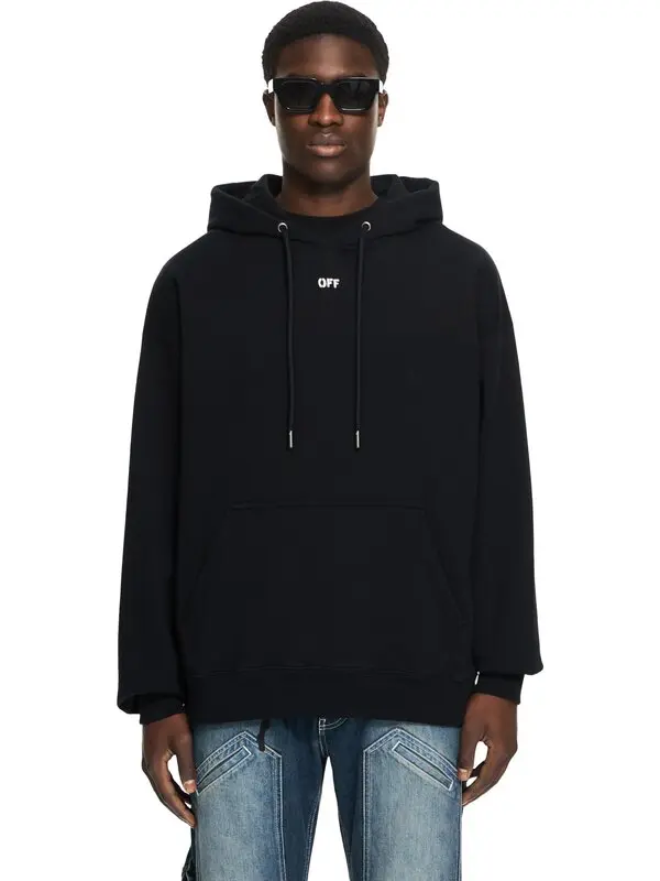 Off-White 3d Spray Arrow Skate Hoodie - Black