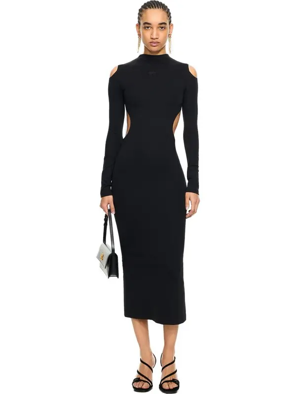 Off-White Sleek Meteor Dress - Black