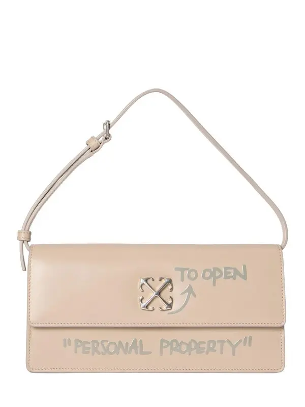 Off-White Jitney 1.0 Shoulder Bag - Cream