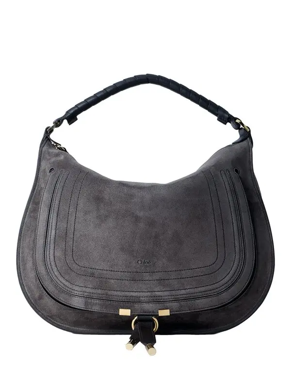 Chloé Marcie Shoulder Bag - Brown