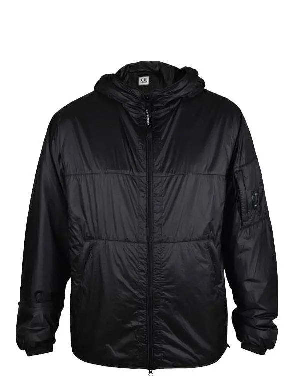 C.P. COMPANY Hooded Down Jacket - Black