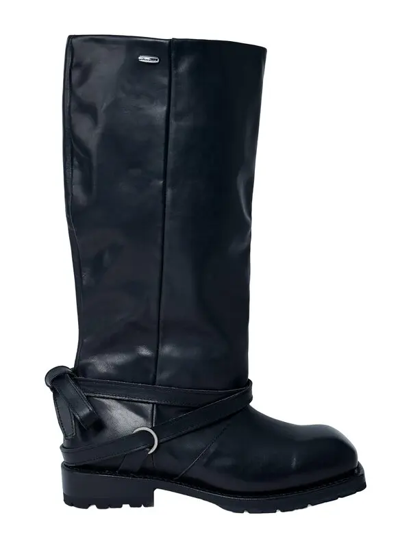 Our Legacy High Engine Leather Boots - Black