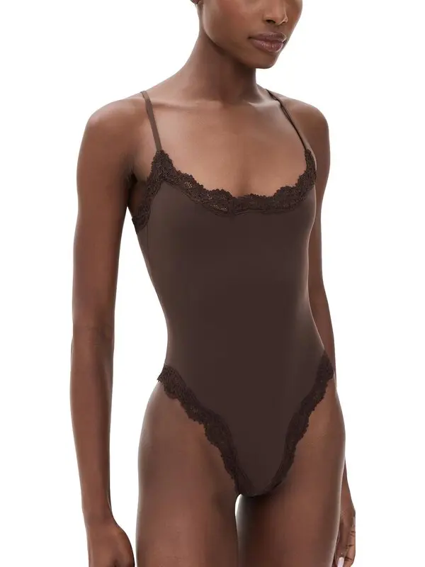SKIMS Cami Bodysuit - Espresso