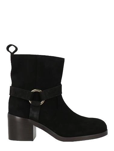 ODISSI Ankle Boots Size Calfskin - Black