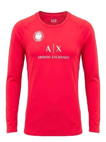 EA7 T-shirt Size Polyamide, Elastane - Red