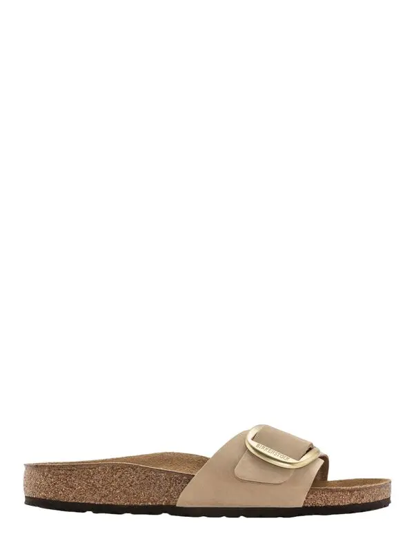 BIRKENSTOCK Madrid Big Buckle Slip-on Sandals - Brown