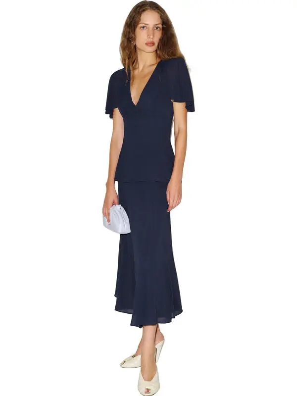 REFORMATION Zuri Two Piece - Blue