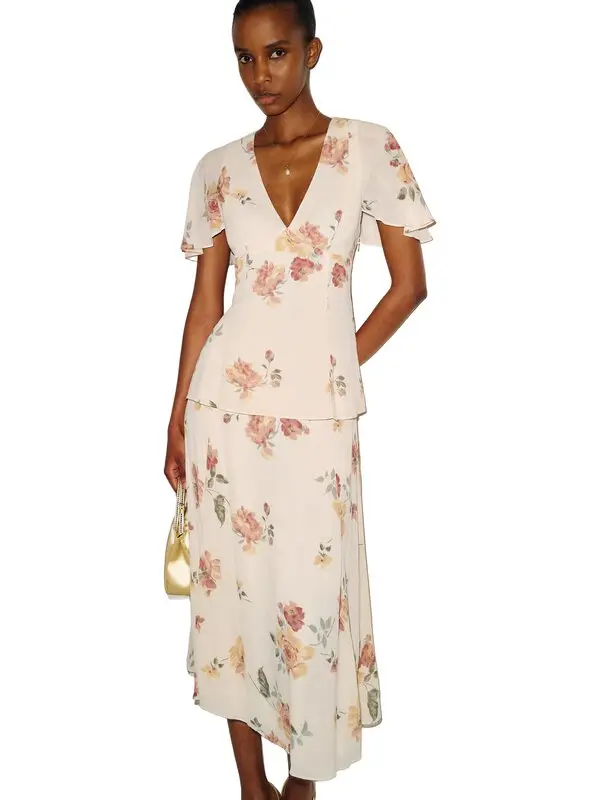 REFORMATION Zuri Two Piece - Ivory