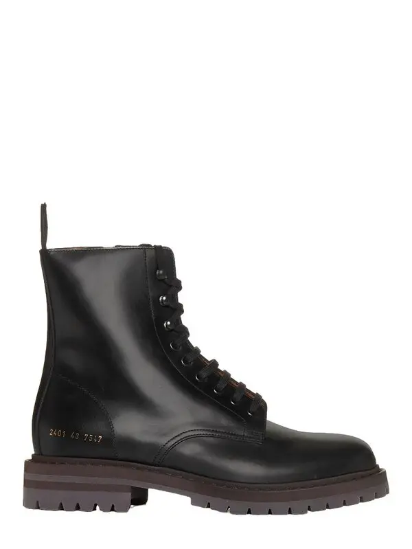 COMMON PROJECTS Lace-up Ankle Boots - Black