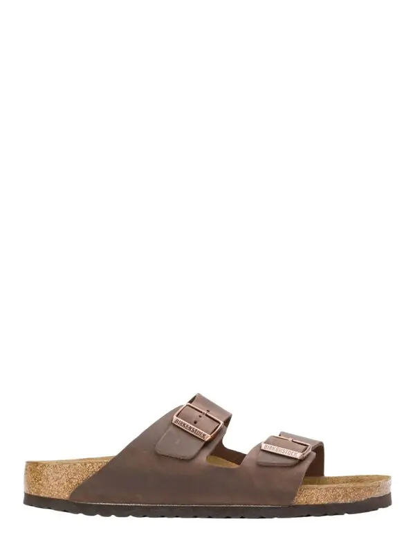BIRKENSTOCK Two-strap Slide Sandals - Brown
