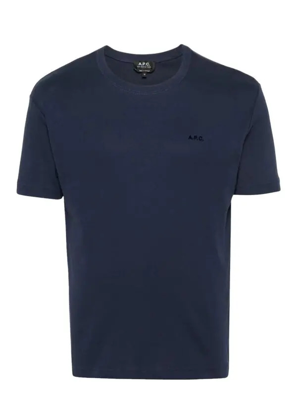 A.p.c. Lewis Crewneck T-shirt - Blue