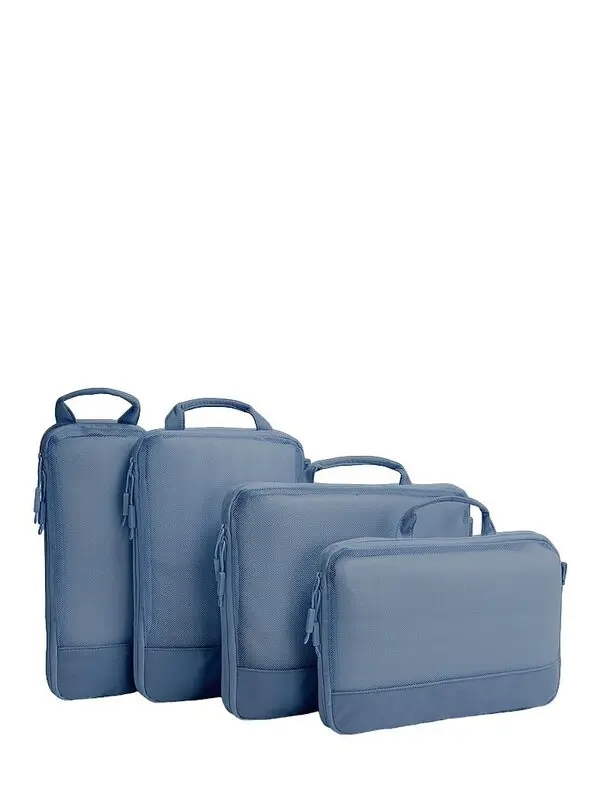 HEYS 4 Piece Compression Packing Cube Set - Blue Ocean