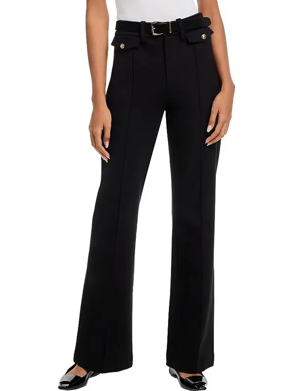 FRAME The Pixie Reboot High Rise Trousers - Black
