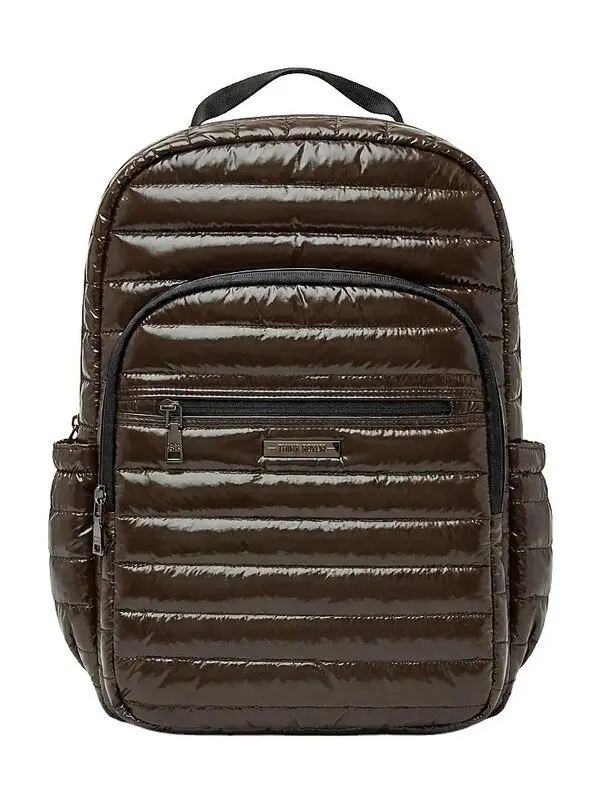 THINK ROYLN Headliner Medium Quilted Backpack - Chocolate