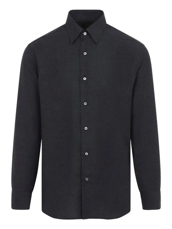 Brioni Hidden Shirt - Gray