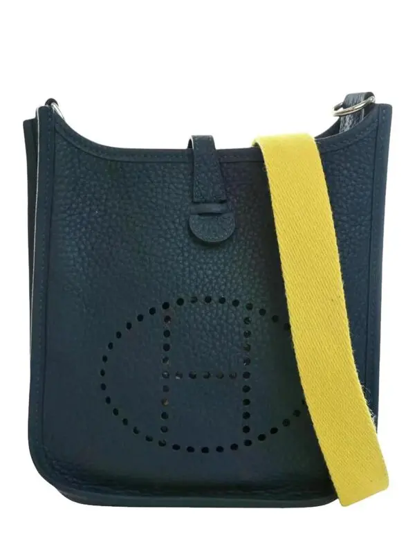 Hermès Clemence Evelyne Tpm 16 Crossbody Bag - Blue