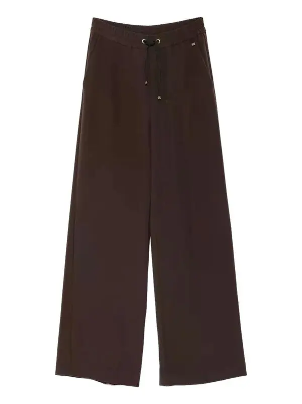 Herno Drawstring Wide-leg Trousers - Brown