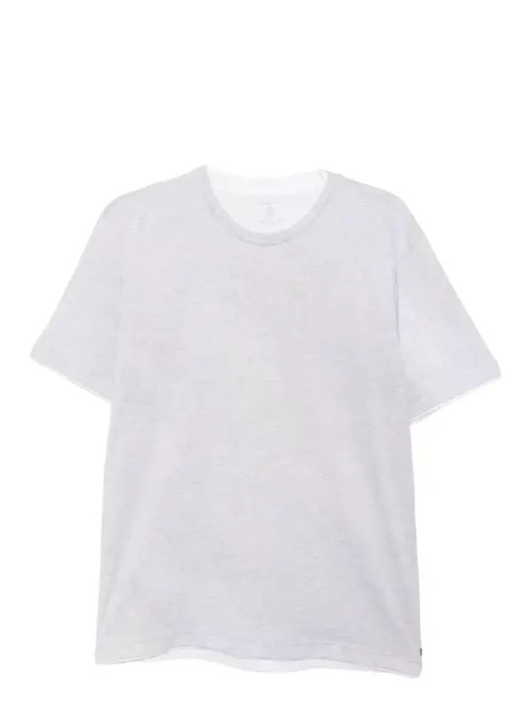 Eleventy Double-layer T-shirt - Grey