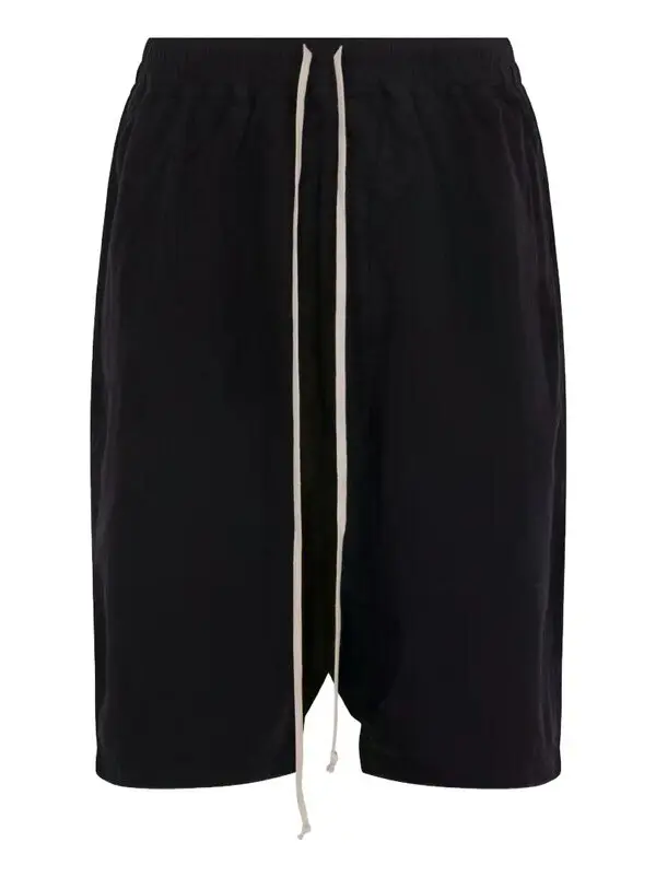 Rick Owens Low-crotch Drawstring Shorts - Black