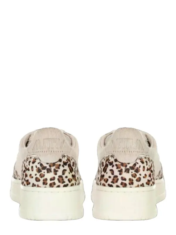 AUTRY Animal Pattern Lace-up Sneakers - Neutrals