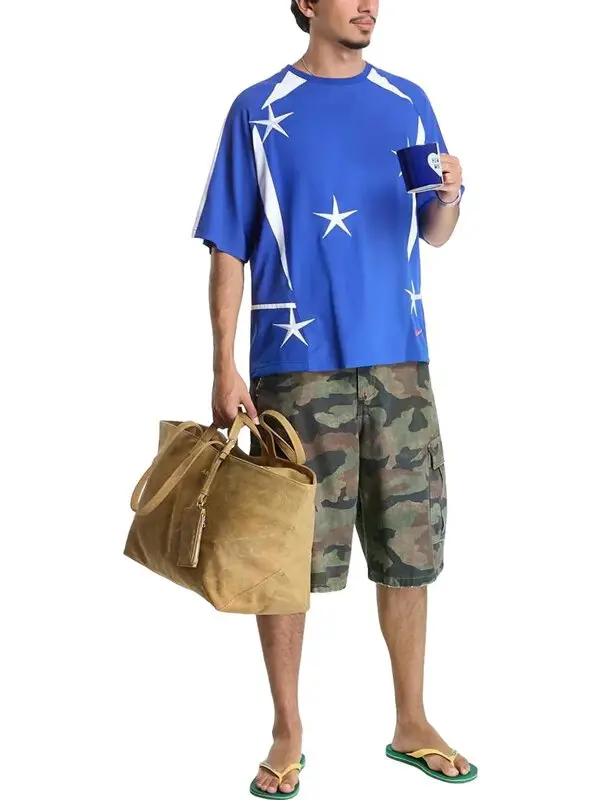Nike Star-print Jersey - Blue