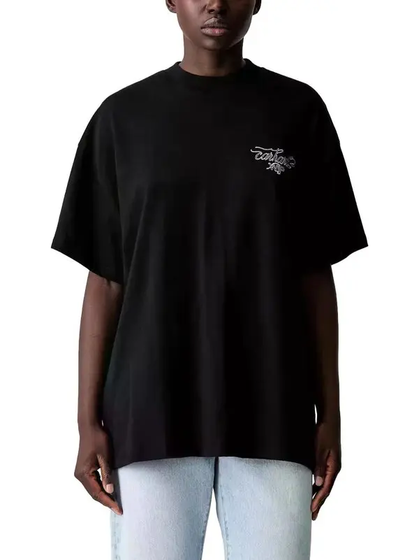 Carhartt Work In Progress S/s Julia Klenovsky Graphic-print T-shirt - Black