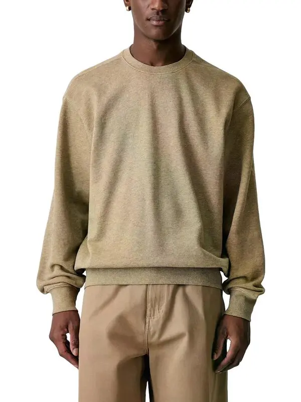 Carhartt Work In Progress Caspian Logo-patch Sweatshirt - Brown