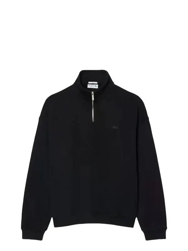 Lacoste Quarter-zip Sweatshirt - Black