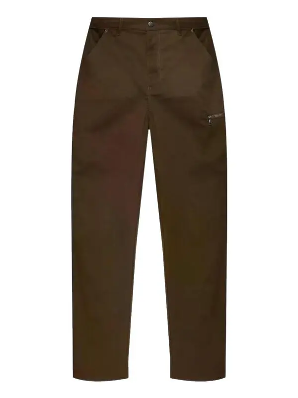 Moncler Logo-patch Trousers - Green