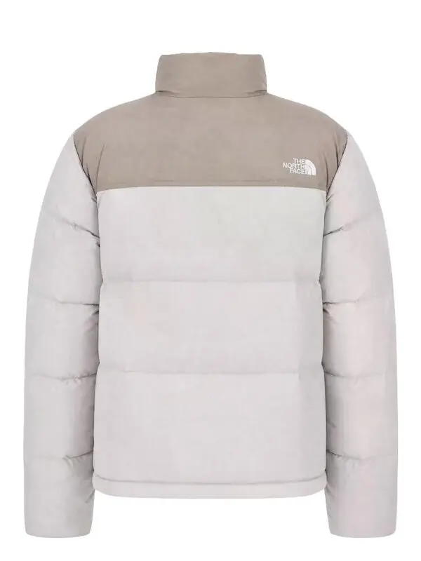 The North Face Logo-embroidered Quilted Jacket - Grey