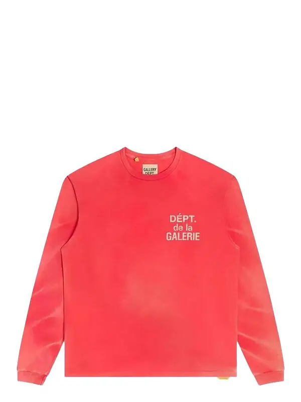 GALLERY DEPT. Logo-print Long-sleeved T-shirt - Red