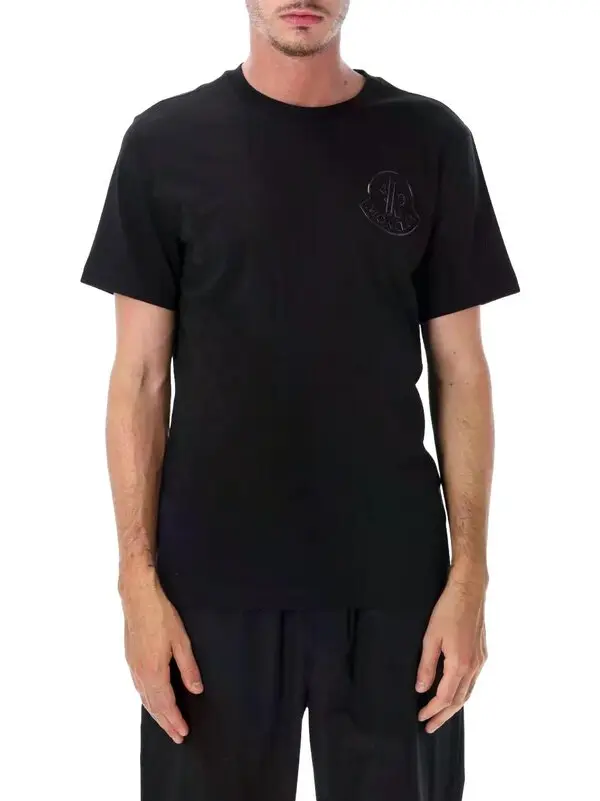 Moncler Logo-patch T-shirt - Black