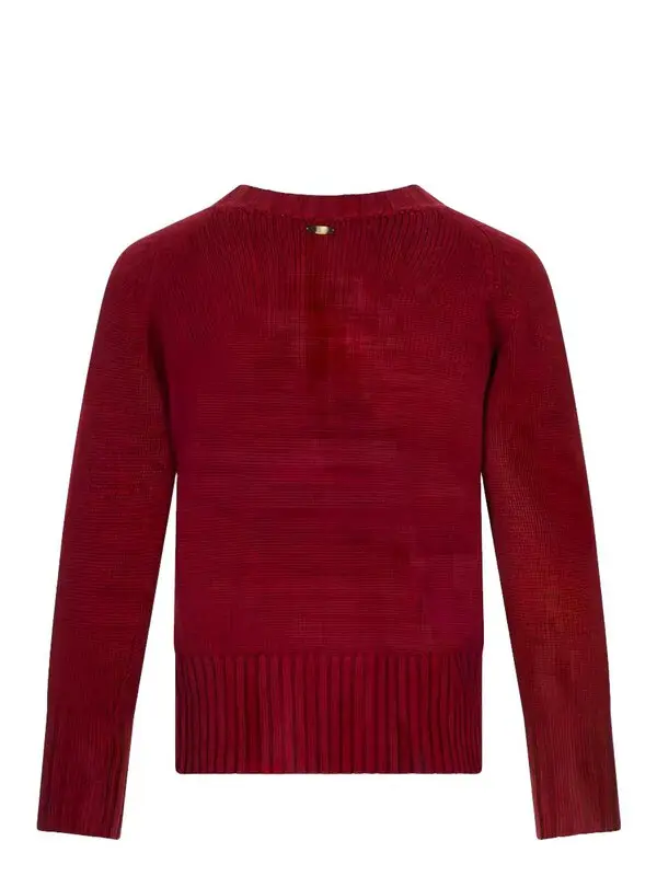 Fedeli Argentina Edera Raglan-sleeve Sweater - Red