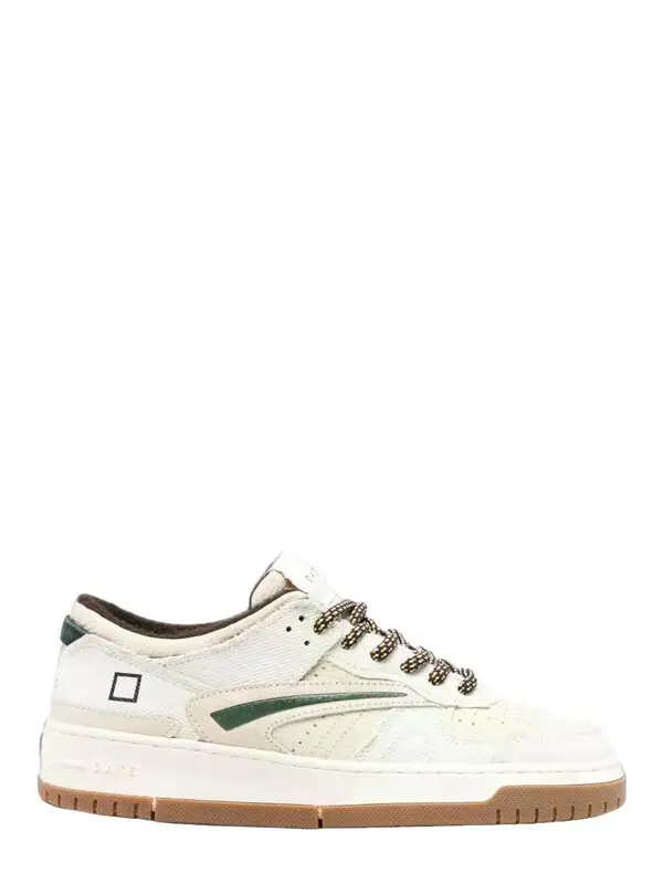 D.a.t.e. Torneo Panelled Leather Sneakers - Neutrals