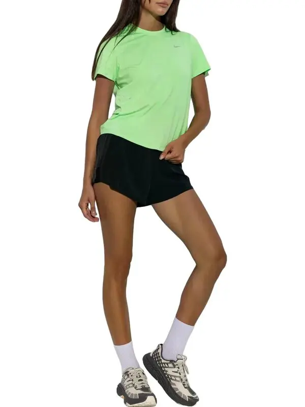 Nike Logo-print Mesh-panel T-shirt - Green
