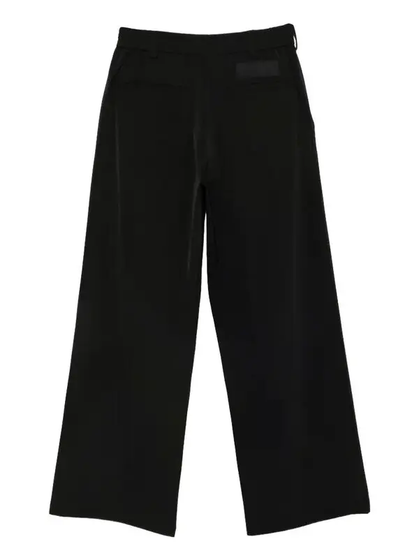 Rains Pleated Wide-leg Trousers - Black