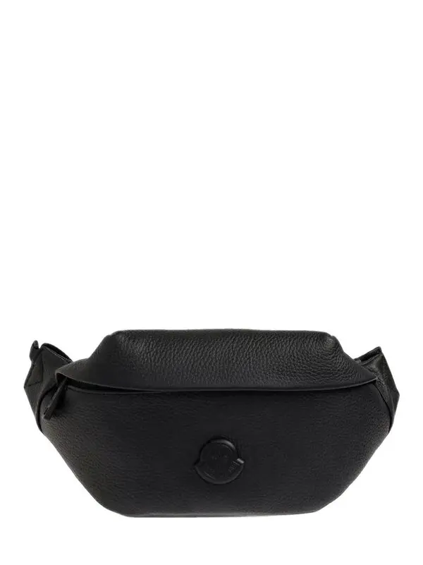 Moncler Small Durance Leather Belt Bag - Black
