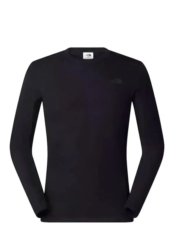 The North Face Logo-print Long-sleeve T-shirt - Black