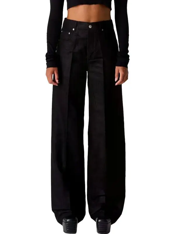 Rick Owens Geth Wide-leg Jeans - Black