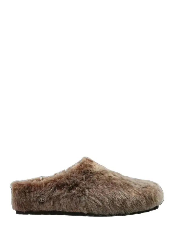 BIRKENSTOCK Amsterdam Wrapped Shearling Mules - Brown