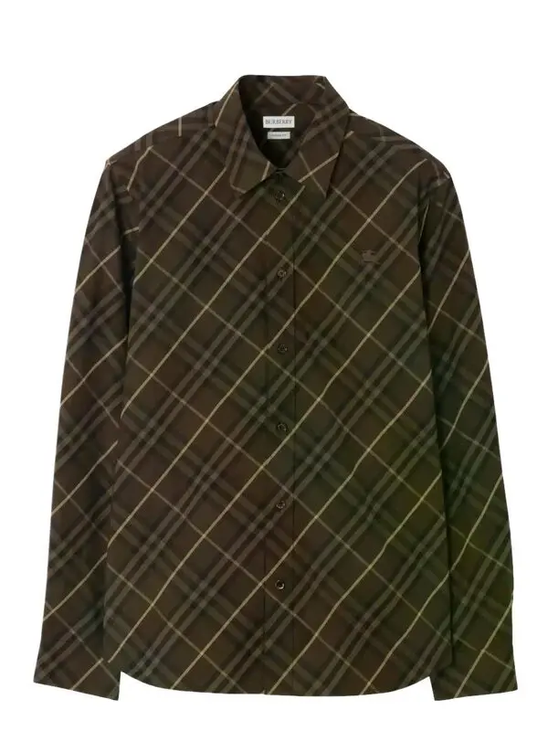 Burberry Classic Fit Check Cotton Shirt - Brown