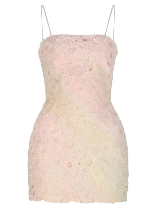 ATOIR Maple Bead-embellished Mini Dress - Pink