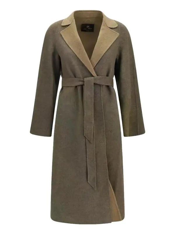 Loro Piana Francesca Belted Cashmere Coat - Brown