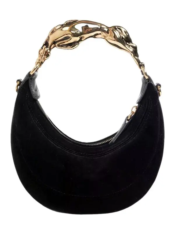Chloé Small Horse Velvet Tote Bag - Black