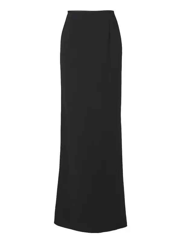 TOM FORD Silk Crêpe Maxi Skirt - Black
