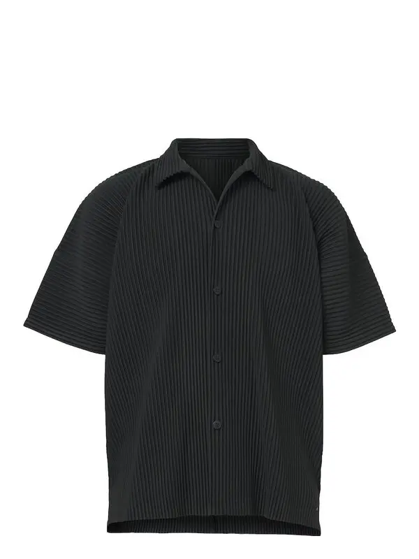 Issey Miyake Homme Plissé Monthly Colors: August Pleated Shirt - Grey
