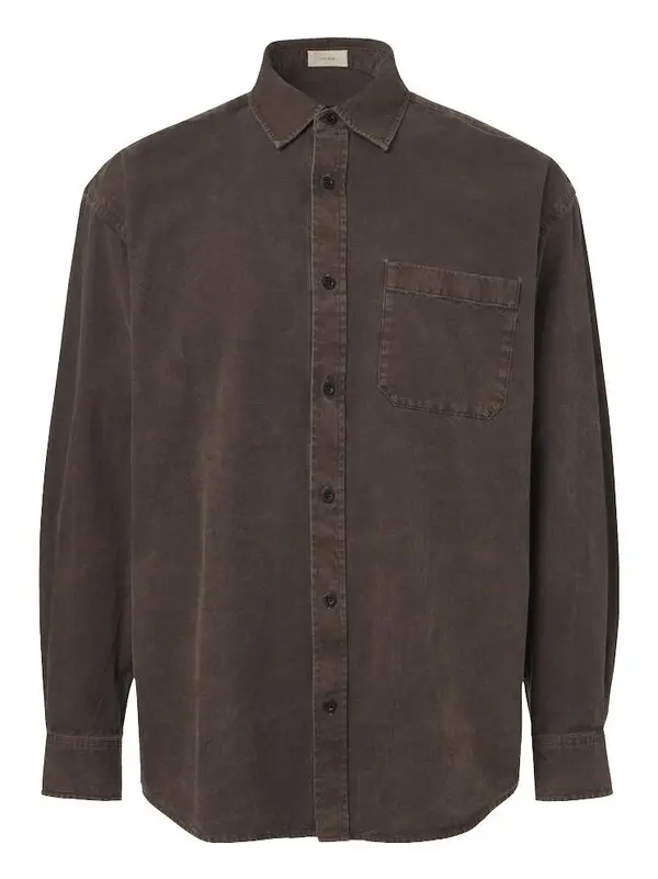 THE ROW Sadel Denim Shirt - Brown