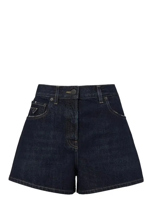 Prada Denim Shorts - Navy